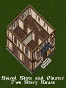 Spired Slate And Plaster Two Story House - UO Outlands Wiki
